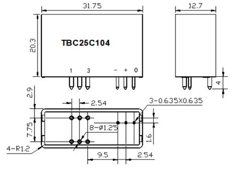 Wholesale Tbc C104204 Multi Range Closed Loop Mode Hall Effect Current Sensor Suppliers