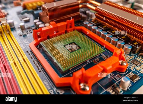 Cpu Processor Socket Stock Photo Alamy