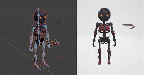 Blender Glb Export Issue Bow Animates But As If In Rest Position After Export Animations