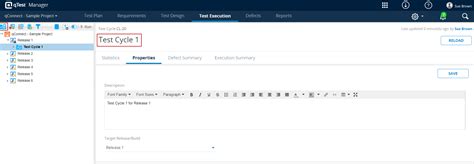 Create Test Execution Objects