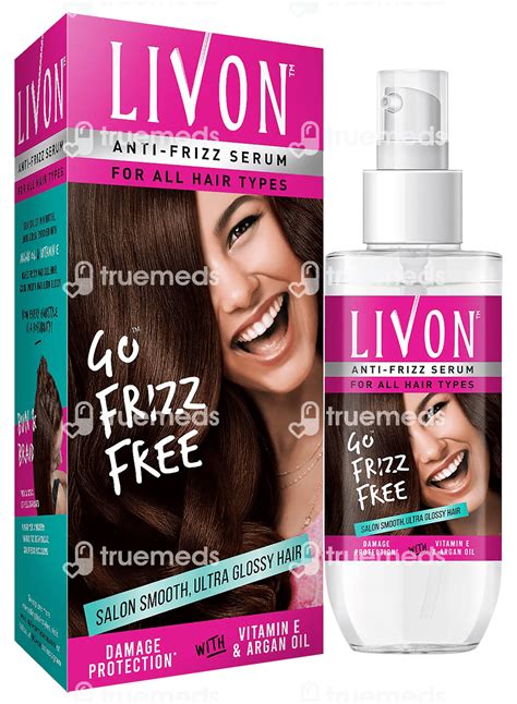 Livon Anti Frizz For All Hair Types Serum 20 Ml Uses Side Effects