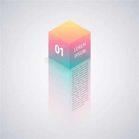 Premium Vector Isometric Cube Abstract Background