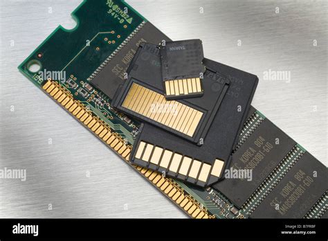 Flash Memory Types Compared From Korea Taiwan Japan Stock Photo Alamy