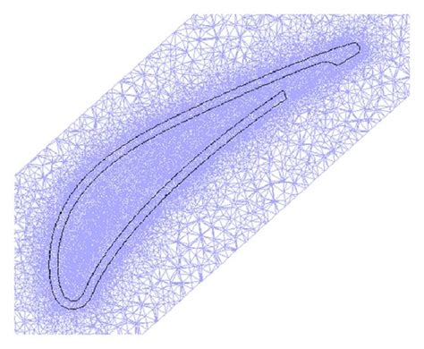 computational domain and mesh a flow and solid mesh b solid mesh