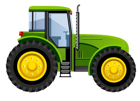 Green Tractor Png High Quality Image