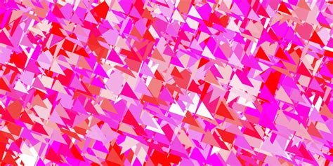 Light Pink Red Vector Layout With Triangle Forms Vector Art At Vecteezy