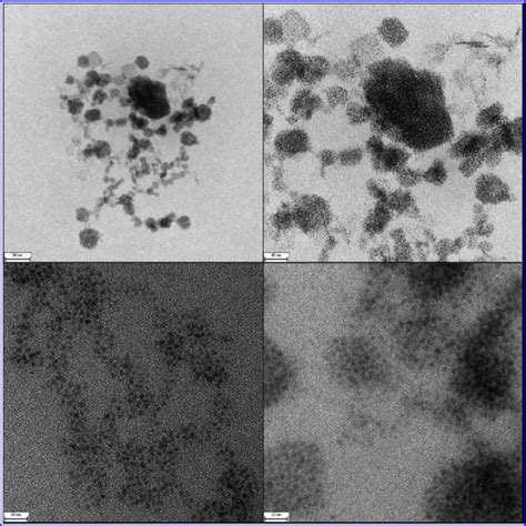 Hr Tem Micrographs Of An Au Polystyrene Nanocomposite Sample Very Download Scientific Diagram