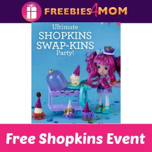 Expired Free Shopkins Swap Kins Party At Toys R Us Freebies 4 Mom