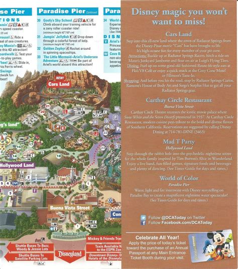 Disney California Adventure Map 2018 Pixar Pier Expansion Ideas