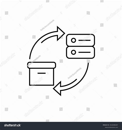 Server File Share Icon Sign Vector Stock Vector Royalty Free
