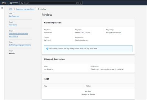 creating and managing keys using aws kms