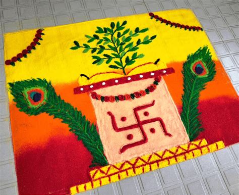 Dev Uthani Ekadashi Rangoli Design Images Kolam Ideas