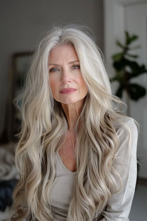 Long Hairstyle Ideas For Women Over Long Hair Older Women Gorgeous Gray Hair Long