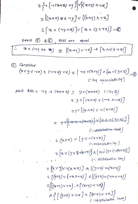prove or disprove using logical equivalences a p ∧ q → r ⇐⇒ p → q