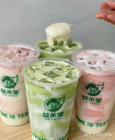 麻薯糯叽叽麻薯星人的本命奶茶益禾堂生打麻薯抹茶 知乎