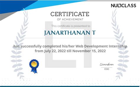 Mernstack Internship Janarthanan T