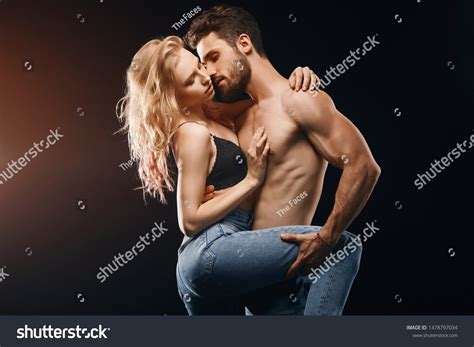 Passionate Couple Blonde Man Stock Photos Images Photography Shutterstock