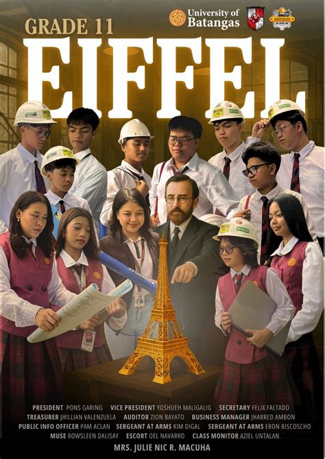 Ub Meet G11 Eiffel Class Officers Batch 2025 2026 The Eiffel Tower
