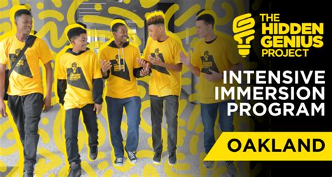 Oakland Summer 2025 Immersion Program Week 1 The Hidden Genius Project