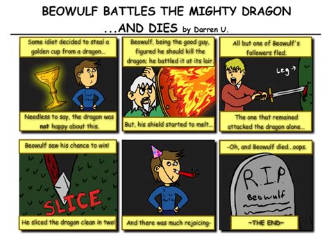Comic Strip Beowulf