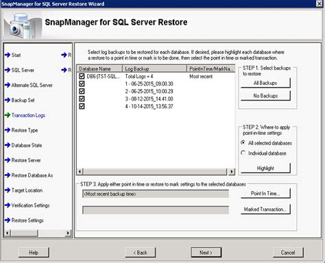 Snapmanager For SQL Server Tail Log Backup NetApp Community