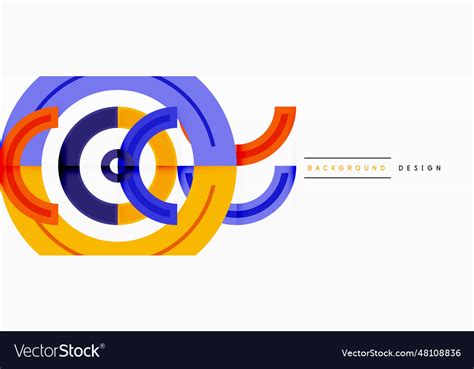 Circles Are Arranged In A Grid Pattern Abstract Vector Image