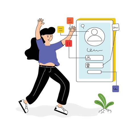 Designer Creating User Interface Designs For Applications And Websites