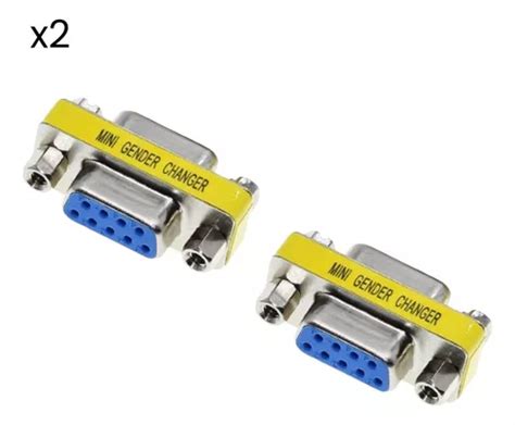 Conector Db9 9 Pines Hembra Hembra Adaptador Rs232 Serial MercadoLibre