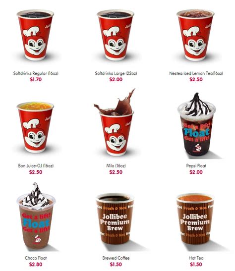 Jollibee Brunei Singapore Menu And Price List 2025