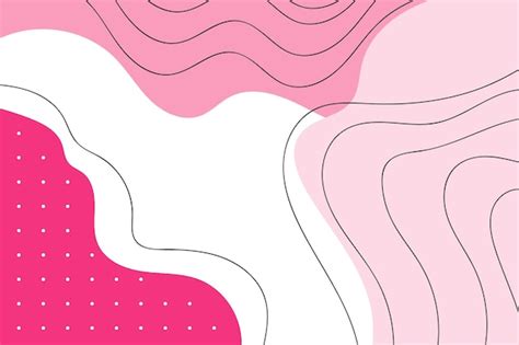 추상 분홍색 배경 액체 스타일 프리미엄 벡터
