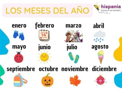 Meses Del Ano En Espanol 14 Best Los Meses Del Año En Español Images