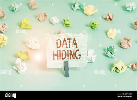 Handwriting Text Data Hiding Conceptual Photo Secretly Embedding Data