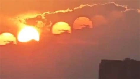 7 Suns Show Up In Chinas Sky Mysterious Video Goes Viral Times Now