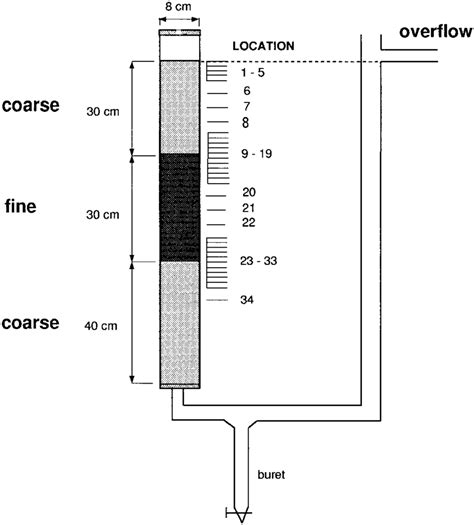 Simplified Schematic Of The Setup For The Column Experiments Download Scientific Diagram