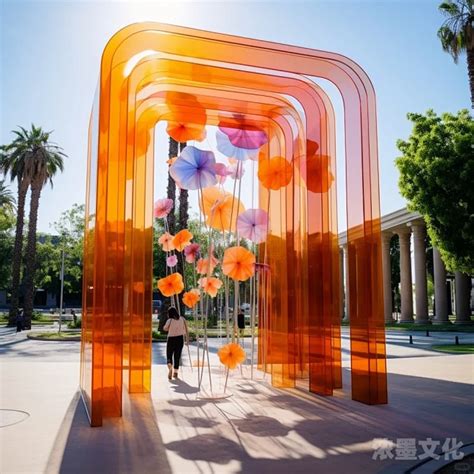 商业街美陈，商场外景观——创意拱门