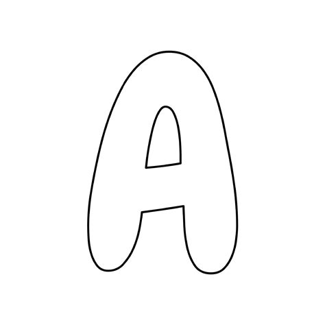 Bubble Letters Large