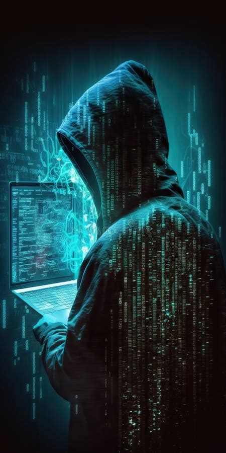 The Concept Of Hacking And Web Crime Created With Generative Ai