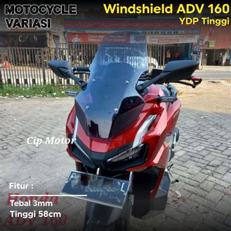 Windshield Adv 160 150 Visor Adv 160 High Model Smoke Ydp Shopee Malaysia