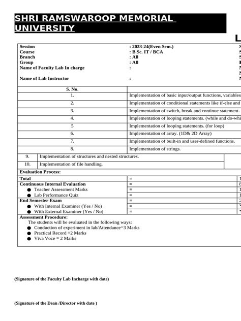 Lac C Lang Pdf Software Development Computing