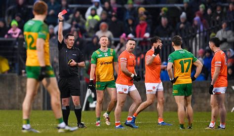 Aidan Forker Armagh Star Labelled Stupid After Red Card Headbutt