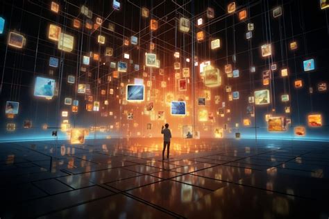 Premium Ai Image Social Networks And Digital Media