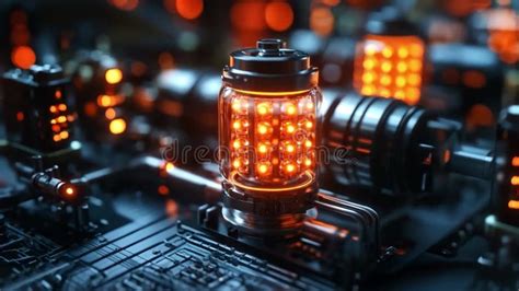 Quantum Computing Circuit With Glowing Qubit Components And Advanced Technologies Generative Ai