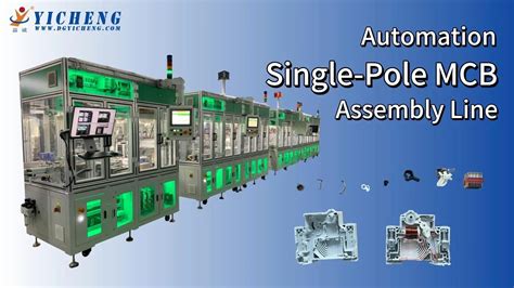 Mcb Automatic Assembly Line For Single Pole Miniature Circuit Breaker