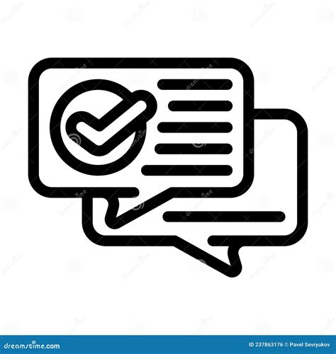 Approval Line Icons Collection Acceptance Endorsement Validation Authorization Permission