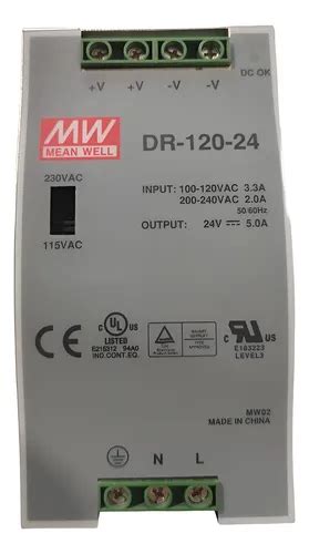 Dr 120 24 Mean Well Envío Gratis