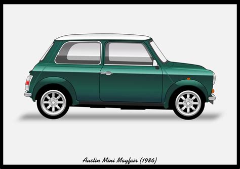 Mini Classic Colour Vector File Download Pdf Svg Png Etsy