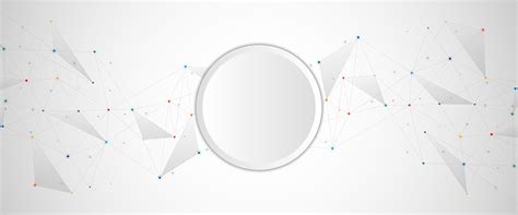 벡터 배너 디자인입니다 연결 점과 선으로 기하학적 추상 배경입니다 분자 구조와 통신입니다 디지털 기술 배경 및 네트워크