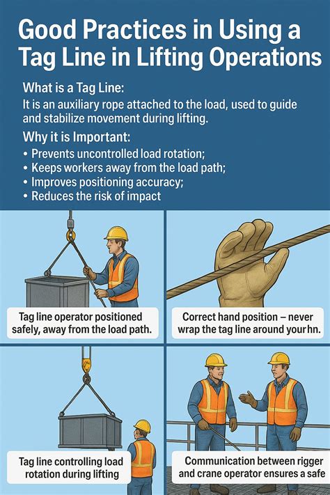 🧩 Good Practices In Using Line Tag In Lifting Operations During A