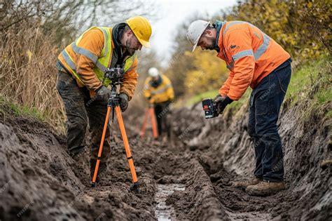 Conducting Geophysical Surveys For Buried Features Generative Ai Premium Ai Generated Image