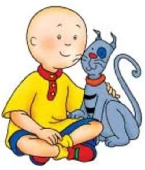 Caillou And Gilbert Cat Inspired Crochet Amigurumi Figures Etsy